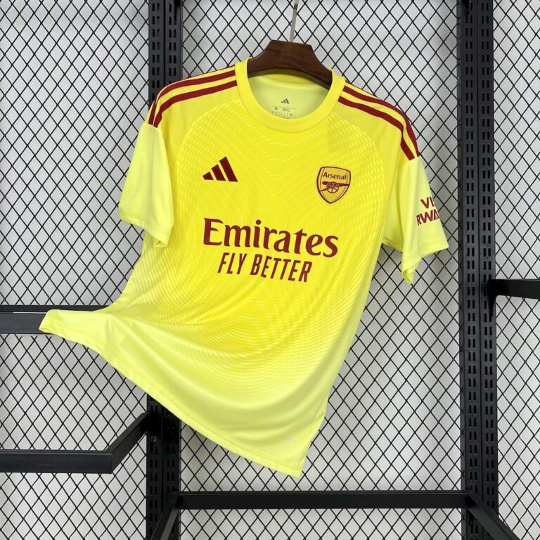 Arsenal 2025/26 Yellow Goalkeeper Jersey – crazy4jerseys.com.mx